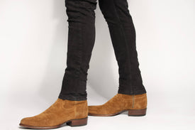 The Boot Girdle is a compression strap for the shaft of cowboy boots
